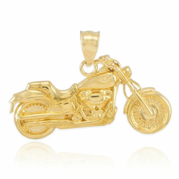 Element Shine | Jewelry | 4k Gold Motorcycle Harley Bike Davidson ...